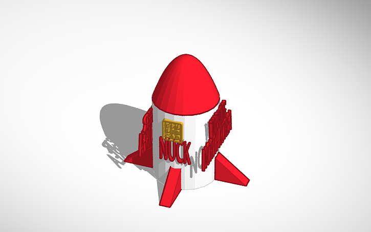 3D design mini nuck missile | Tinkercad