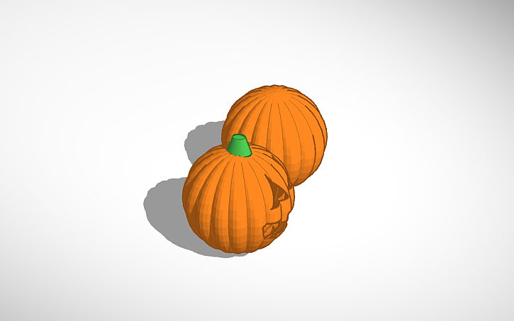 3D design Pumpkin - Tinkercad