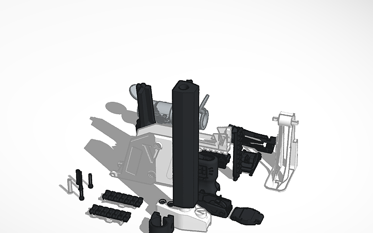 3D design Nerf stryfe mod kit vector mk2 (gen 2 carbin) - Tinkercad