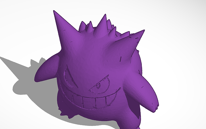 3D design Gengar - Tinkercad