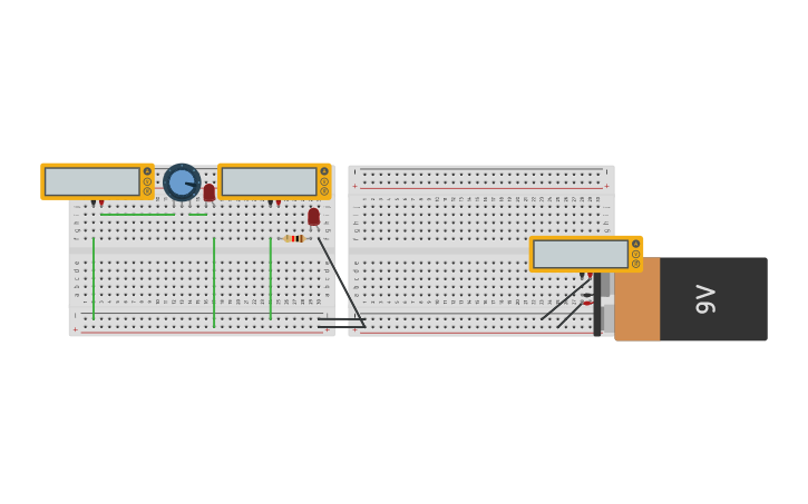 Circuit Design Measuring Current Tinkercad