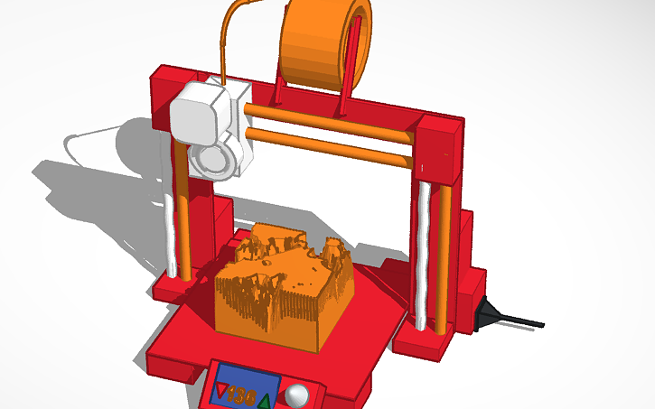 3D design prusa 3D printer - Tinkercad