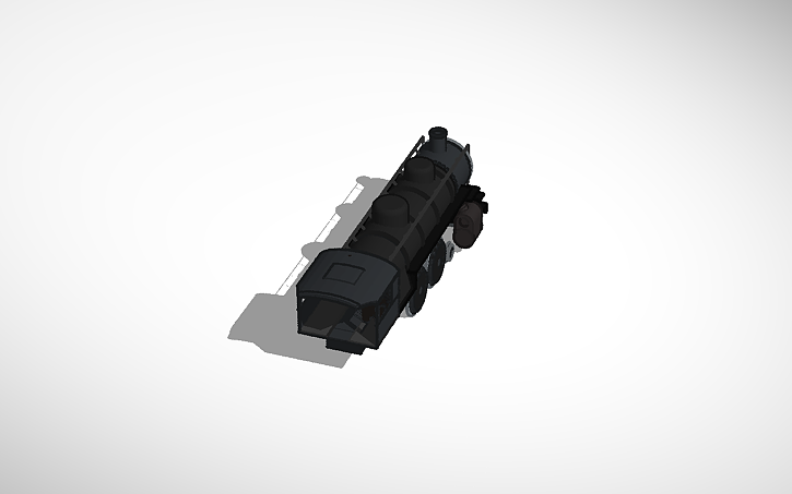 3D design 4-4-2 atlantic (Southern Pacific 3001)(Engine only) - Tinkercad