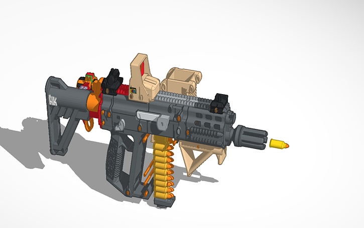 3D design Call of duty gun - Tinkercad