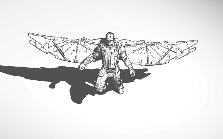 3D design Falcon - Tinkercad