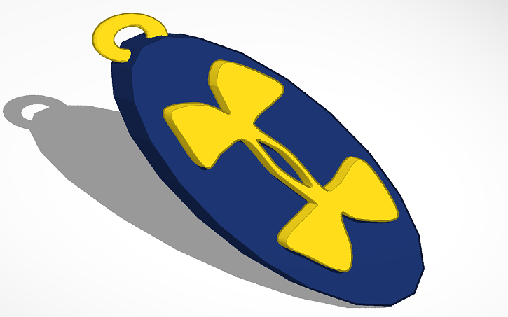 3D design Neuhauser Key Chain Logo - Tinkercad