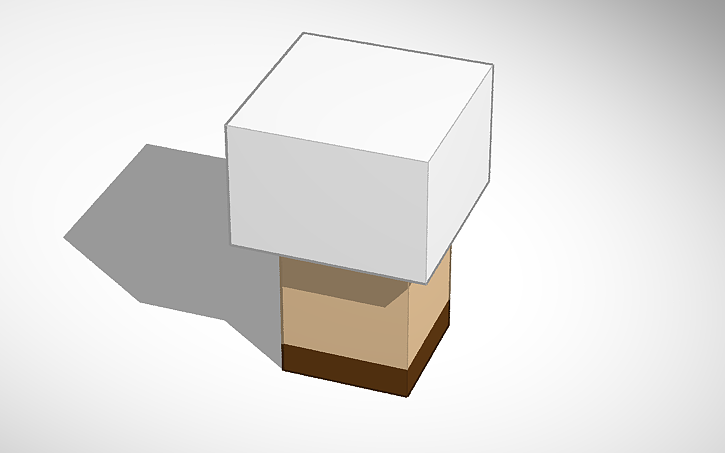 3D design minecraft sheep - Tinkercad