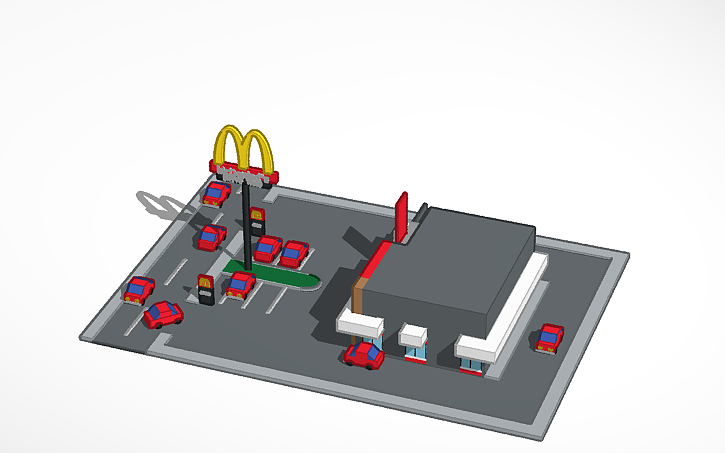 3D design McDonald"s - Tinkercad