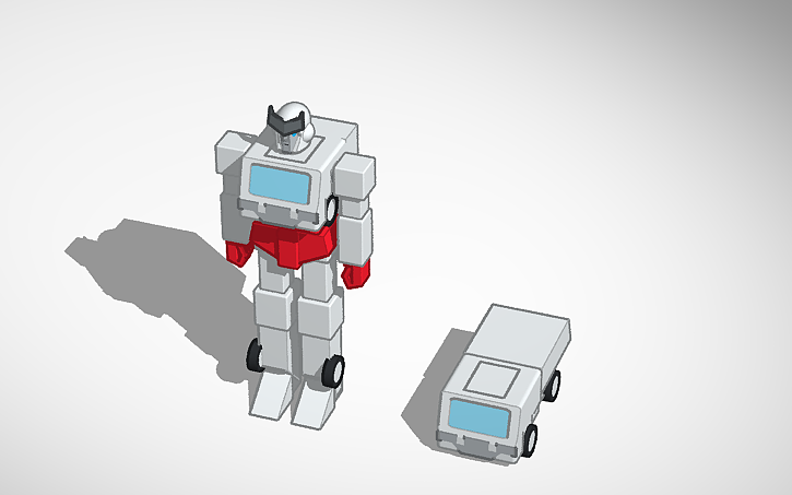 3D design Ratchet (Transformers) - Tinkercad