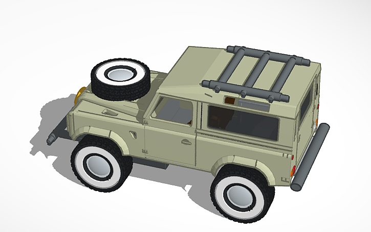 3D design Land rover TAC - Tinkercad