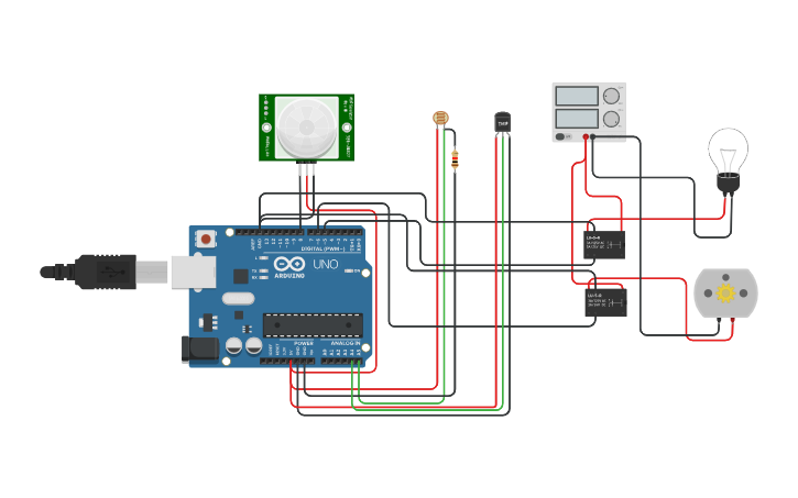 Circuit Design Итоговый проект Tinkercad