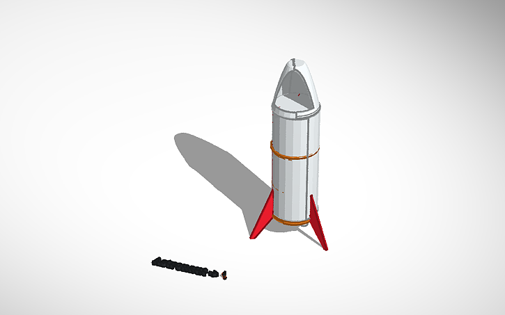 3D design Copy of Astro + Starship | Tinkercad