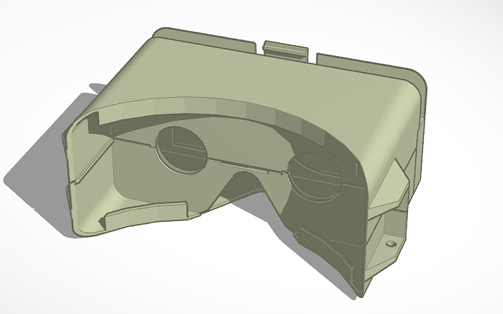 3D design Gafas Realidad Virtual Iphone - Tinkercad