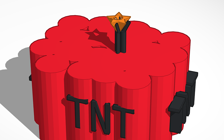 3D design TNT | Tinkercad