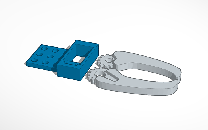 3D design Micro-Servo claw for mBot - Tinkercad