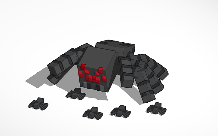 3D design The Spider Titan - Tinkercad