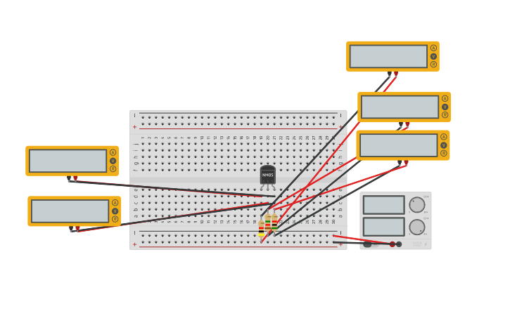 Circuit design Lab 10 (JFET a) - Tinkercad