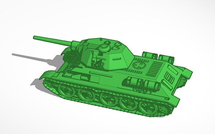 3D design Tank - Tinkercad