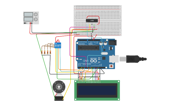 Circuit design Copy of Task 2. Interfacing between a Rotary Encoder and ...