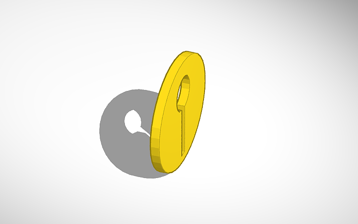3D design Keyhole - Tinkercad