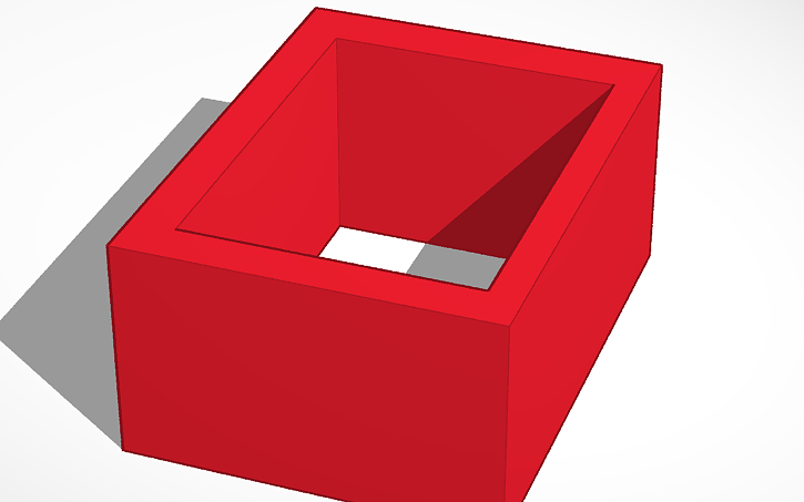 3D design container - Tinkercad