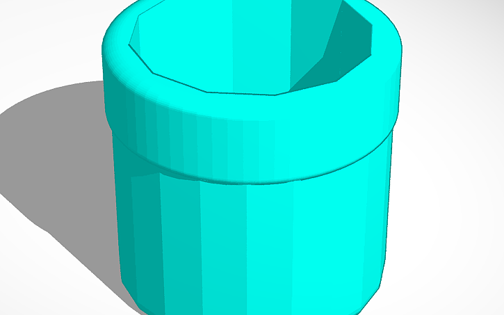 3D design Flower Pot - Tinkercad