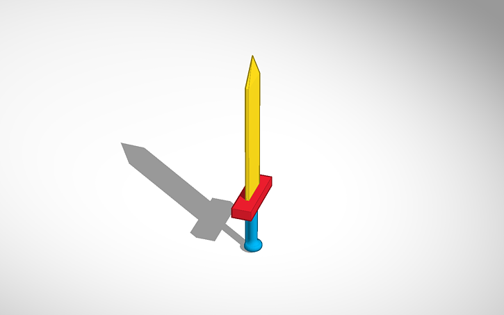 3D design Sword | Tinkercad