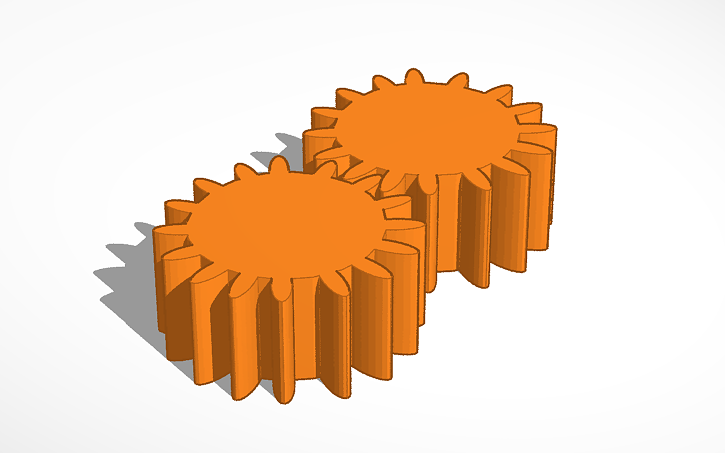 3D design engrenage - Tinkercad