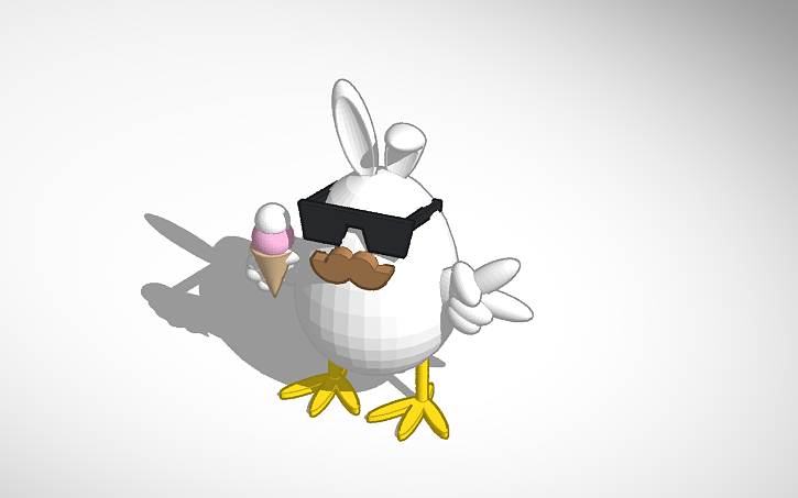 3D design The Chicken God | Tinkercad