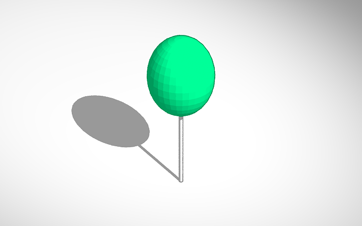 3D design balloon | Tinkercad