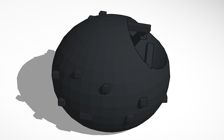 3D design death star [looks better when printed] - Tinkercad