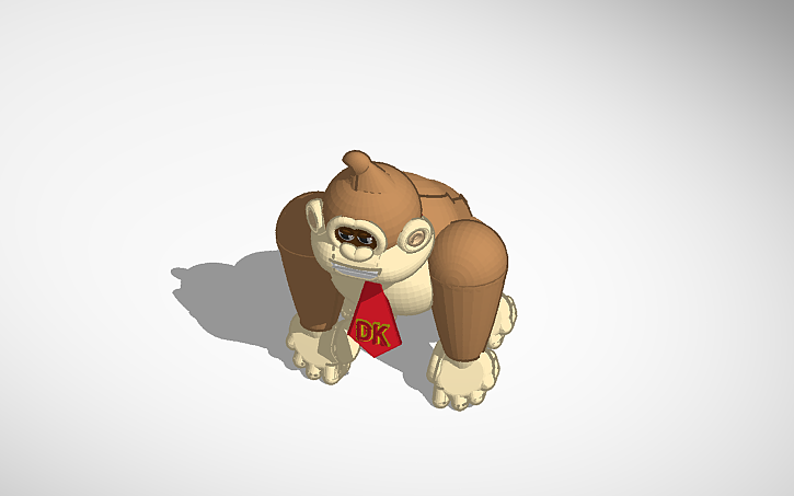 3D design Donkey Kong - Tinkercad