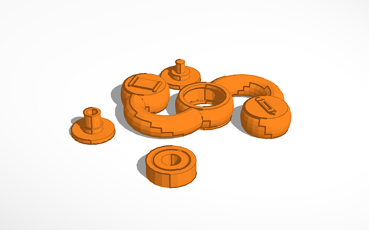 3D design Gen2 Special Fidget Spinner - Tinkercad
