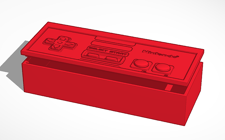 3D design nes controller box | Tinkercad