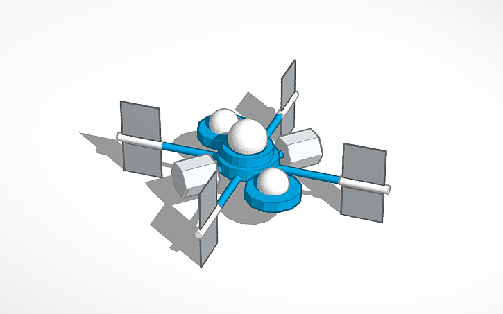 3D design Space Station - Tinkercad