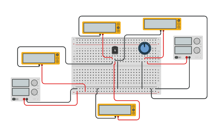 Circuit design Copy of transistor - Tinkercad