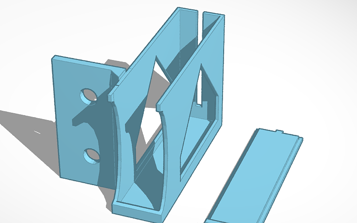 3D design SD Card Holder Bracket - Tinkercad