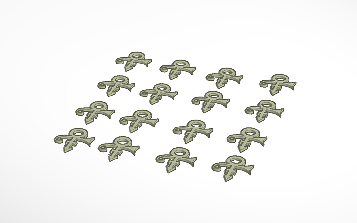 3D design 16 Mini Love Symbols - Tinkercad