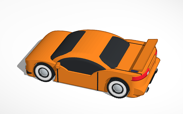 3D design SPORT CAR - Tinkercad