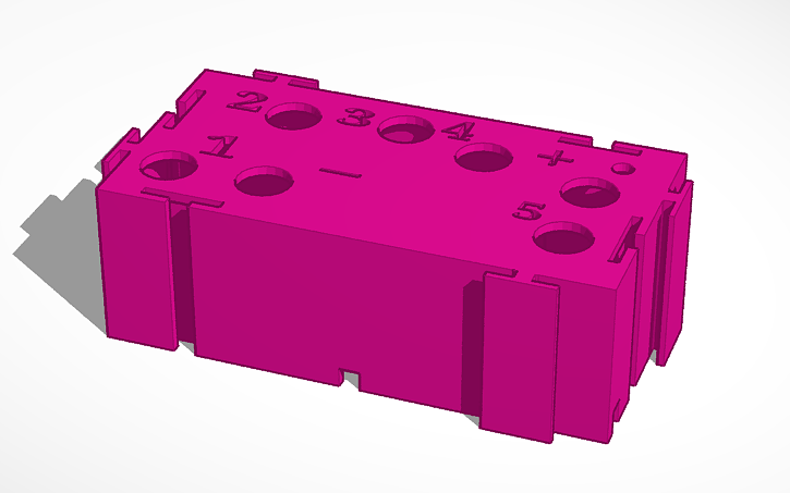 3d Design Módulo Botões Tinkercad