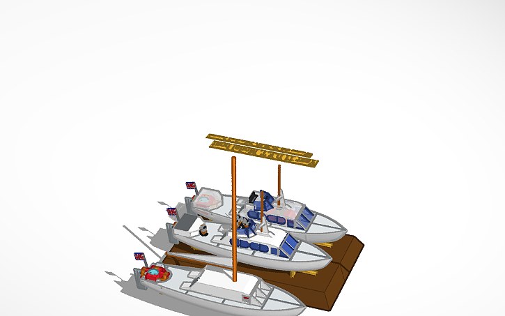 3D design Main RC Boat design (MK 3) - Tinkercad