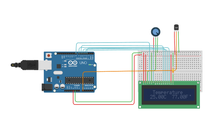 Circuit design Exp 1 - Tinkercad