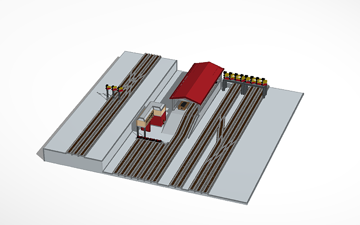 3D design Knapford Yards (Made WITH TF15) - Tinkercad