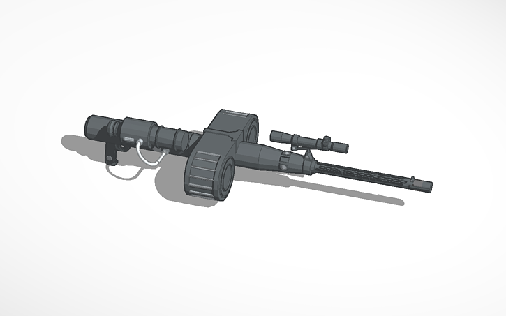 3D design RT-97C Heavy Blaster #StarWars #Blasters | Tinkercad