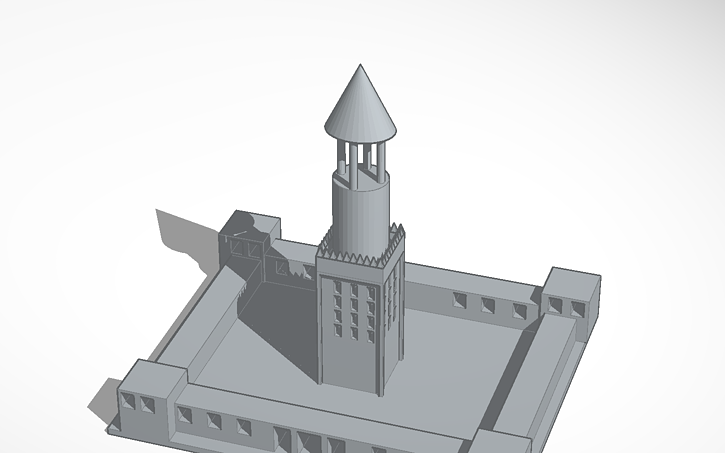 3D design Lighthouse of Alexandria | Tinkercad