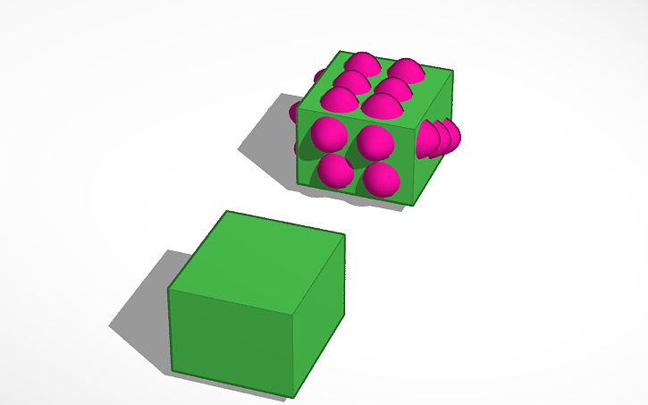 3D design 3D project dice and game pieces | Tinkercad