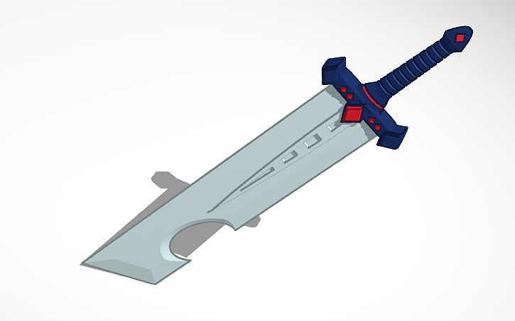 3D design A Troll Hunter-styled Sword | Tinkercad