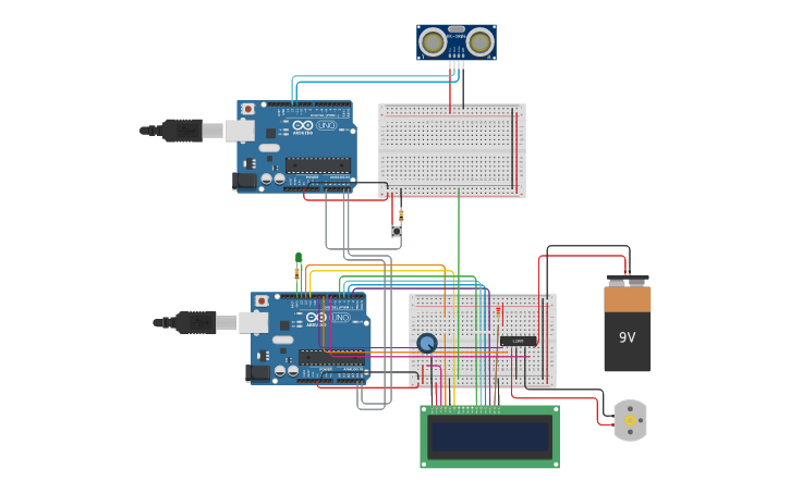 Circuit design projek_1 | Tinkercad