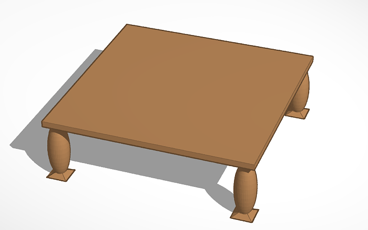 3D design A Table - Tinkercad