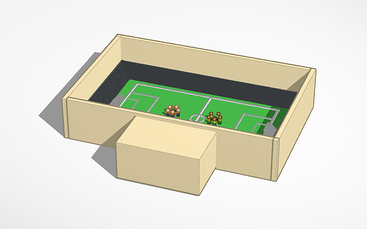 3D design Football / Soccer Stadium 2025 - Tinkercad